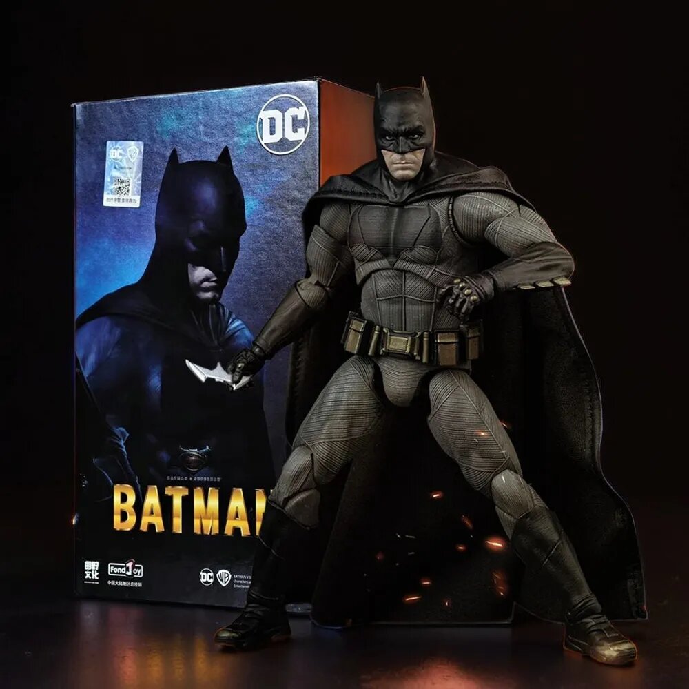 Фигурка 19 см FONDJOY DC Бэтмен / Лига Справедливости / Коллекционная Лицензионная Подвижная Игрушка
