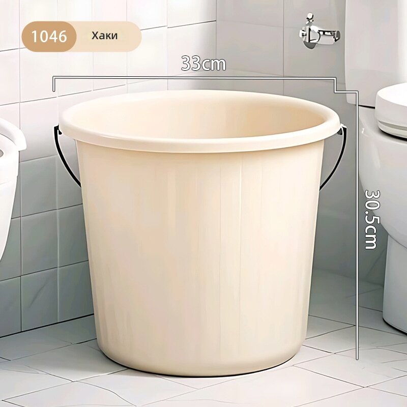 Увеличенный пластиковый водный бочонок для дома P, круглый, ручной, BW1046, в кэжу, [большой размер], примерно 32 кг воды.