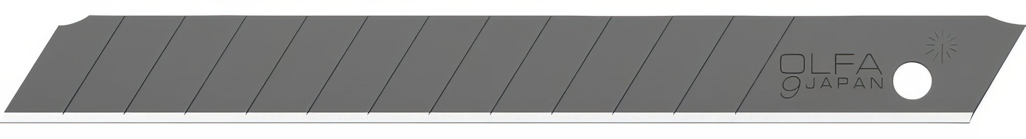 Сегментированные лезвия OLFA Excel black 9 мм, 10 шт, в боксе OL-ASBB-10