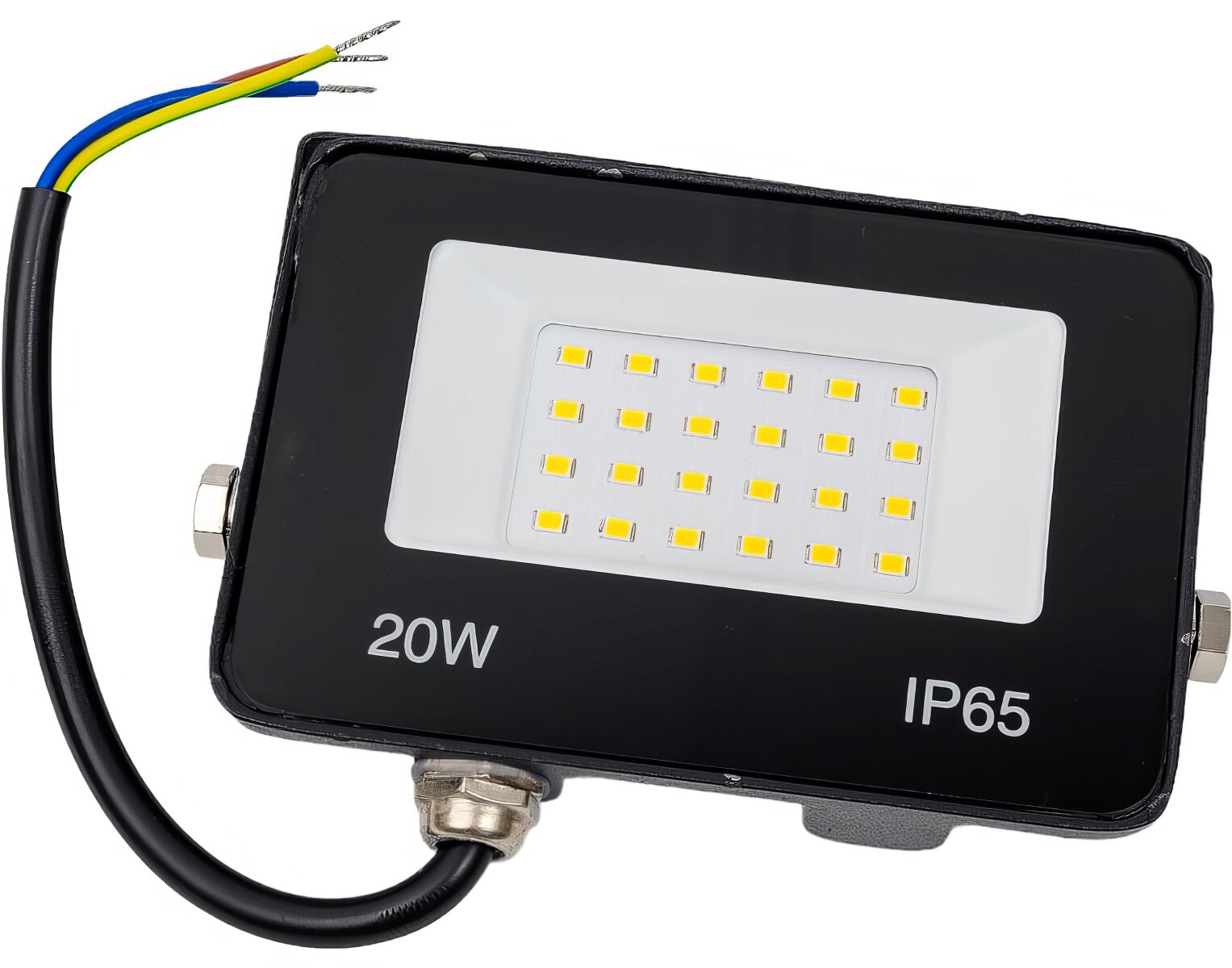 Светодиодный прожектор BELLIGHT BL-LFL-2-20-12/24/36 slim/СДО, 4500К, 1600 Lm, IP65 71712211