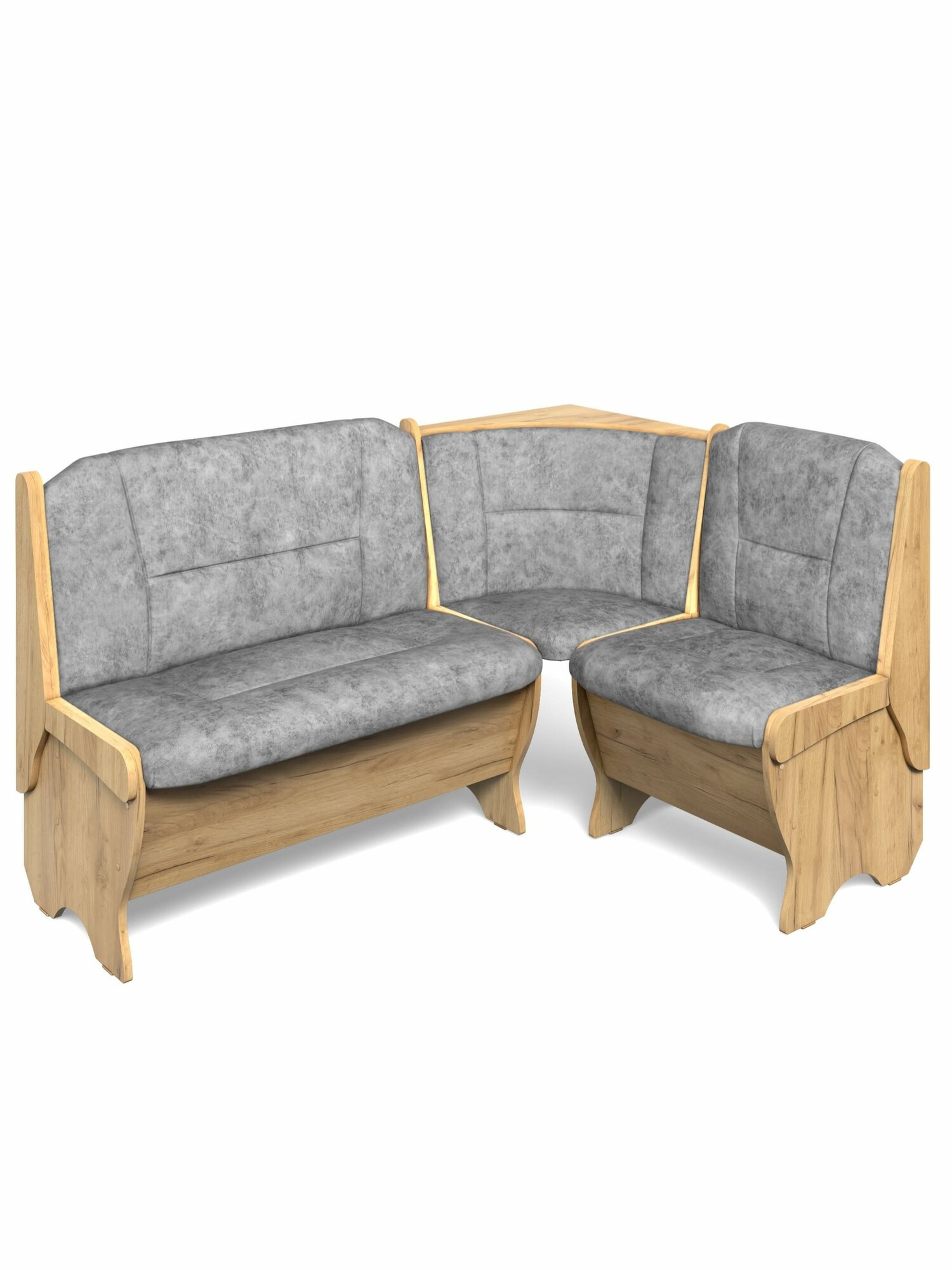 Кухонная скамья угловая Орхидея 148/108х53х84 см