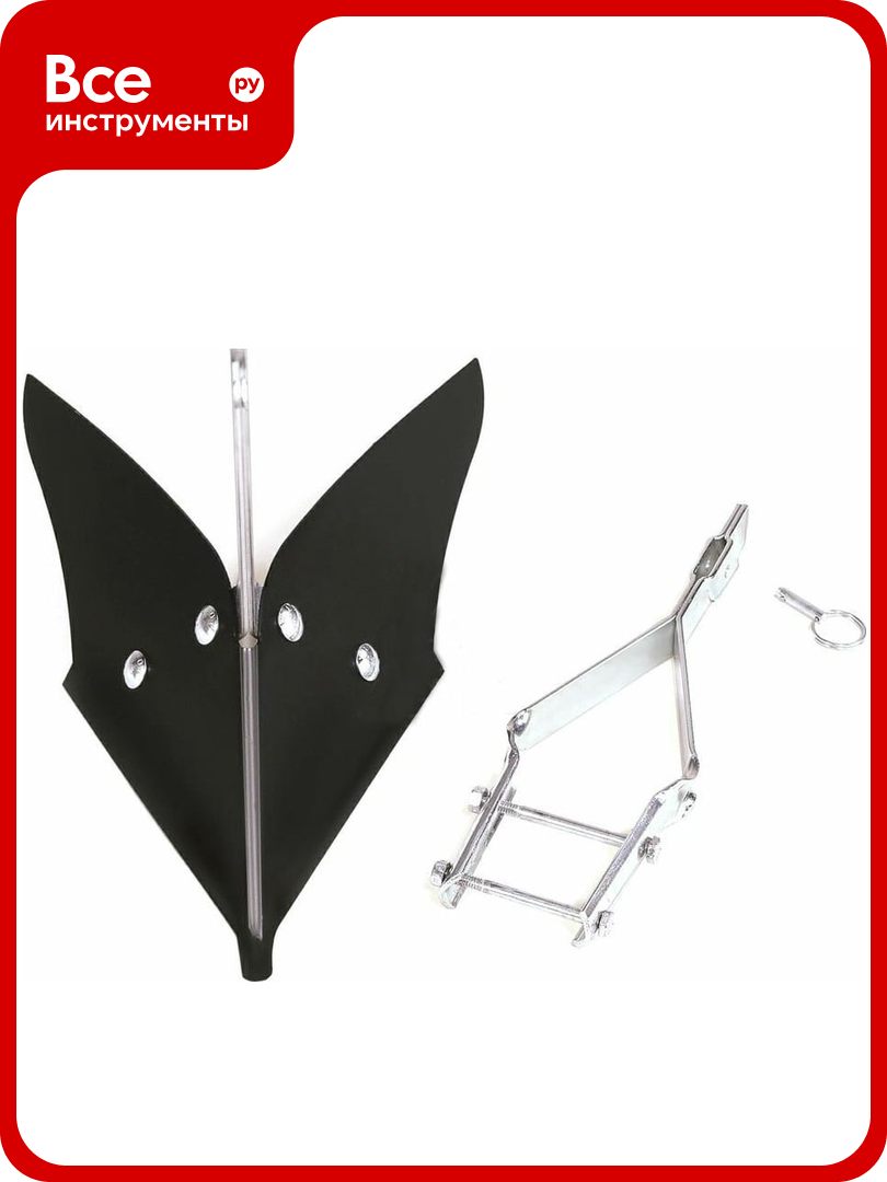 Плуг-отвал Mantis 3333-00-18, с культиватором, для проделывания борозд под картофель