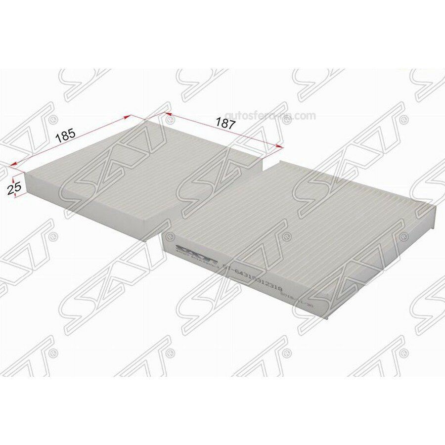 SAT ST64319312318 Фильтр салонный BMW X3 10-17 / X4 14-18