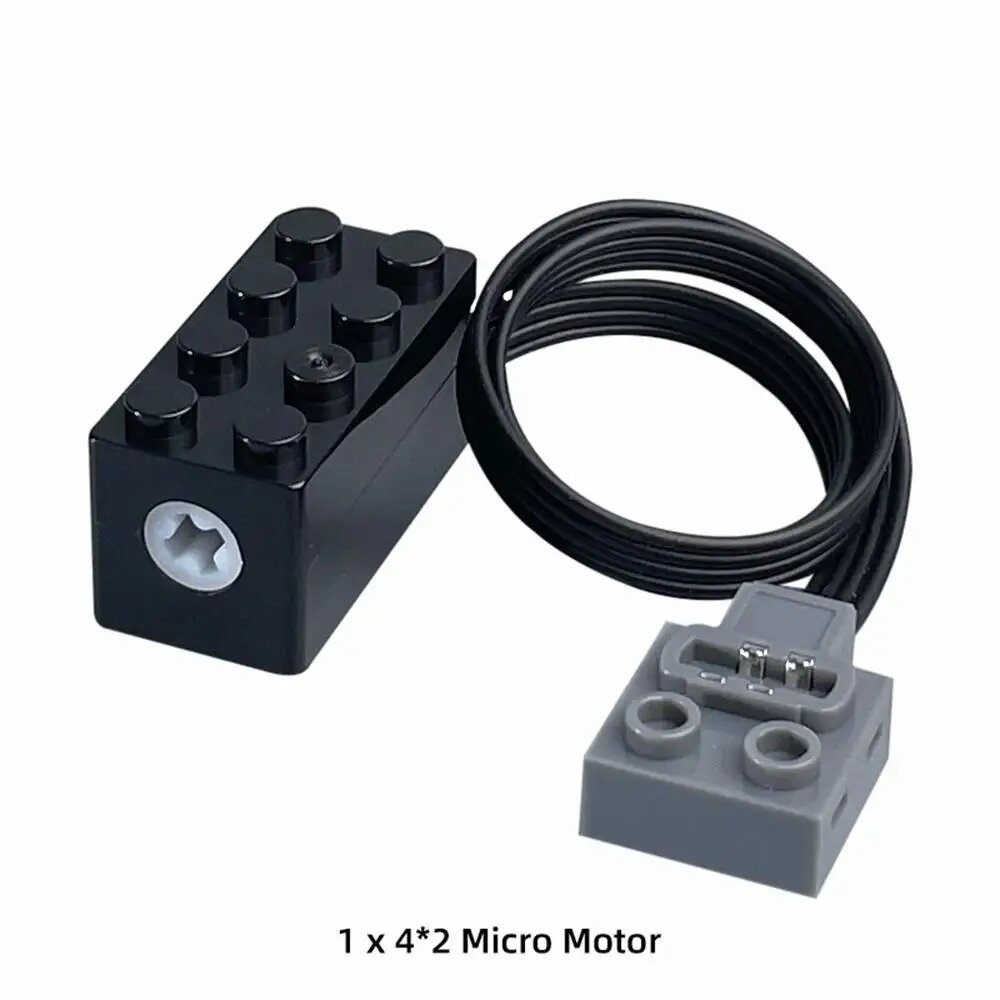 Приводной двигатель LEGO 4x2 Micro Motor, черный