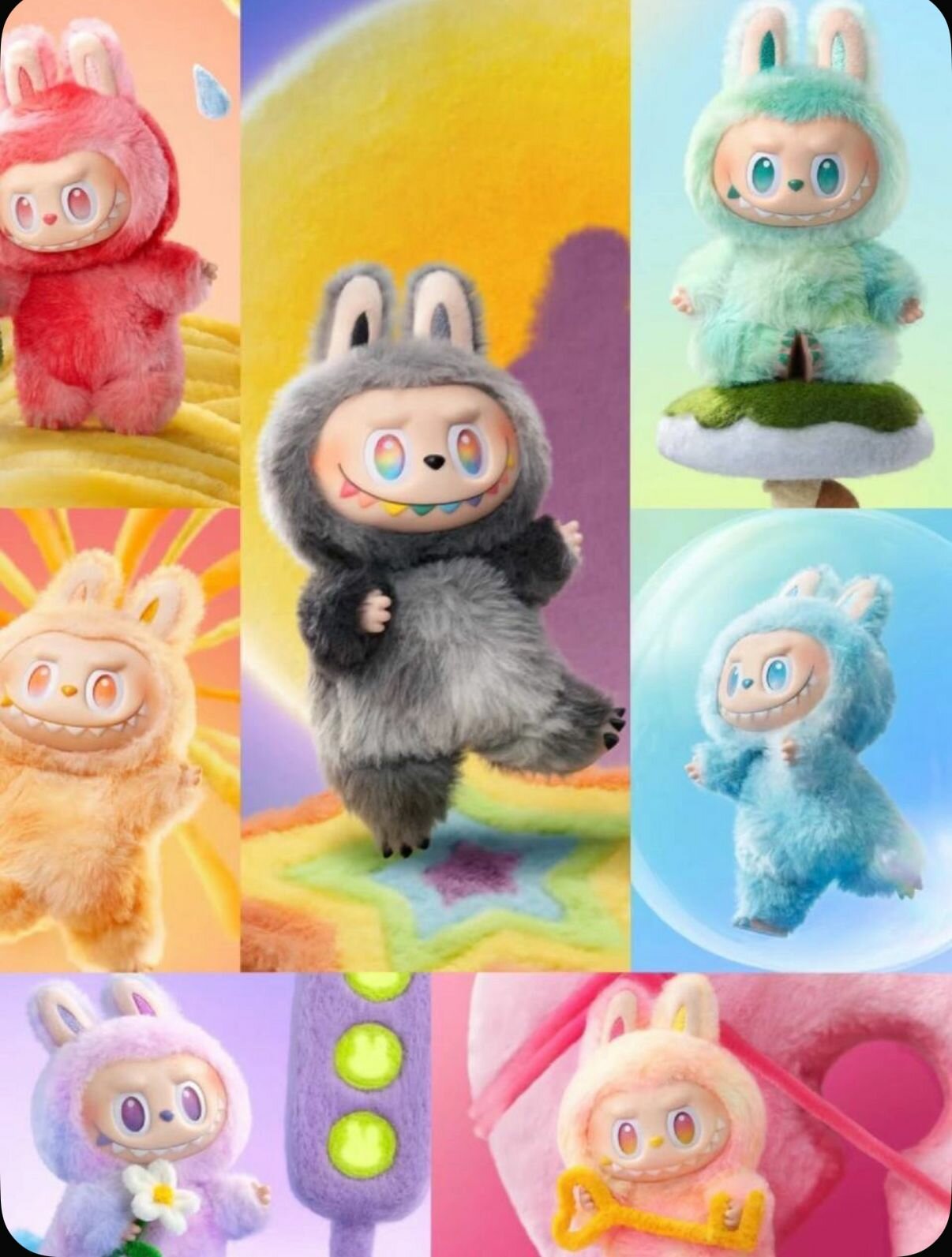 Лабубу Labubu игрушка-подвеска — фото 1
