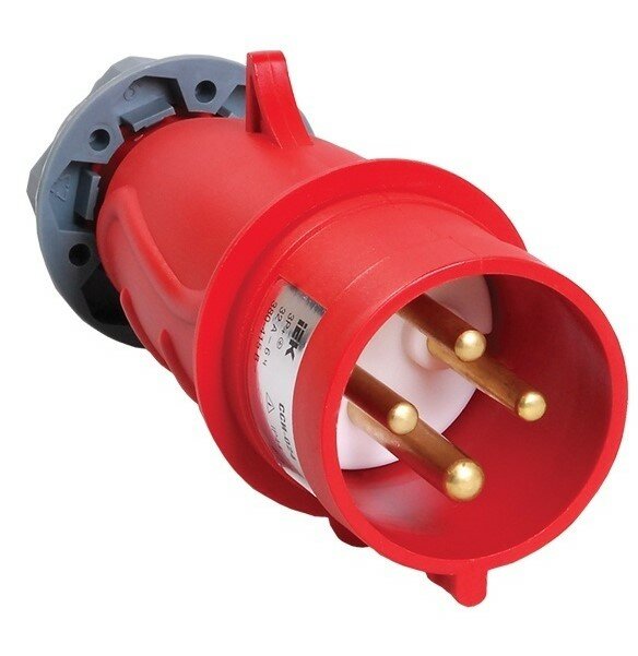 Вилка переносная MAGNUM ССИ-024 32А-6ч/380-415В 3Р+РЕ IP44 ИЭК PSN02-032-4