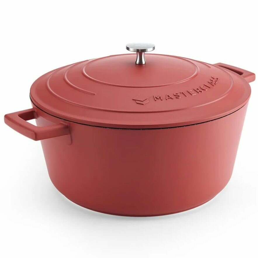 Кастрюля с крышкой MasterClass Red Casserole Dish MCMCRD28RED