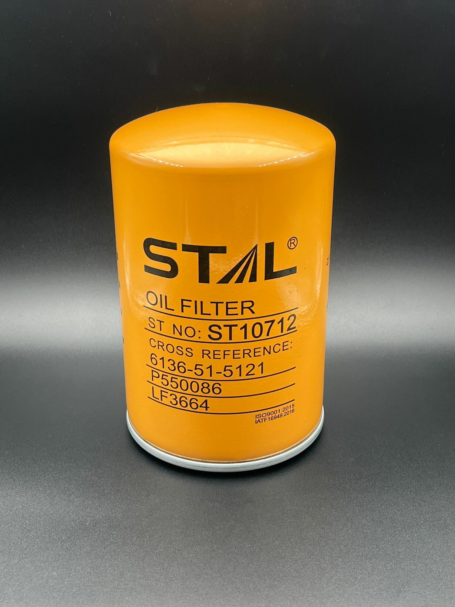 Фильтр масляный STAL ST10712 (LF3664; LF3362; P550086; 3I-1482; T741010022; 32540-01600) Volvo JCB Komatsu Mitsubishi John Deere, Caterpillar New Holland