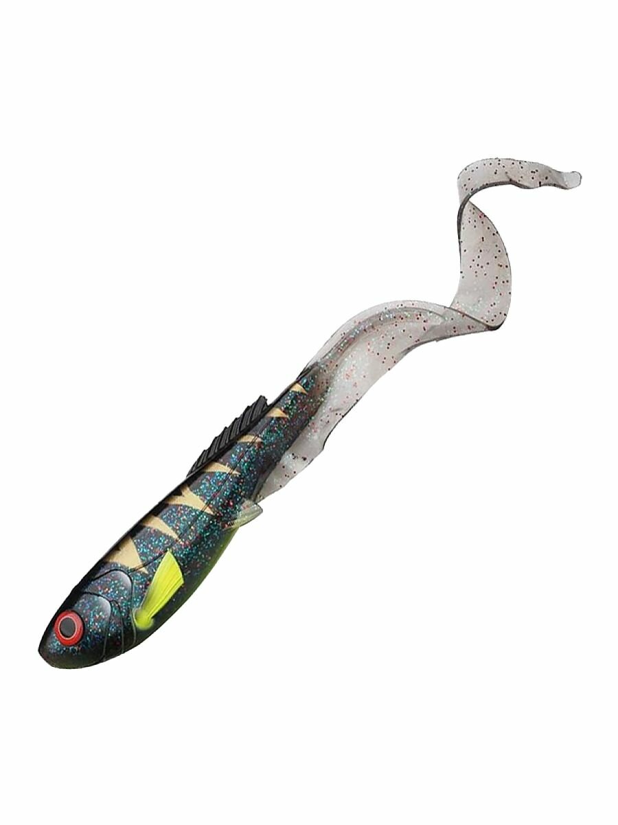 Приманка мягкая твистер Abu Garcia Beast Curl Tail, 210 мм, 4 шт, Shadow Tiger