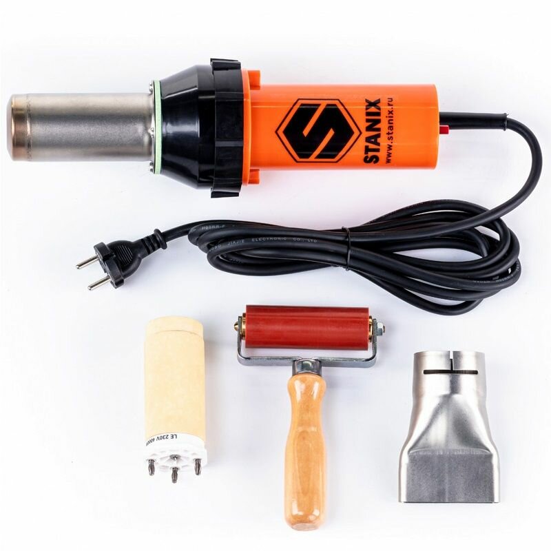 Сварочный фен STANIX EVO 3400ST комплект для сварки внахлёст