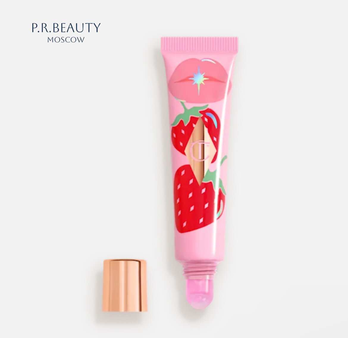 Charlotte Tilbury Бальзам - Масло Для Губ UNREAL LIPS HEALTHY GLOW NECTAR OIL JUICYLICIOUS STRAWBERRY VANILLA Клубничная ваниль