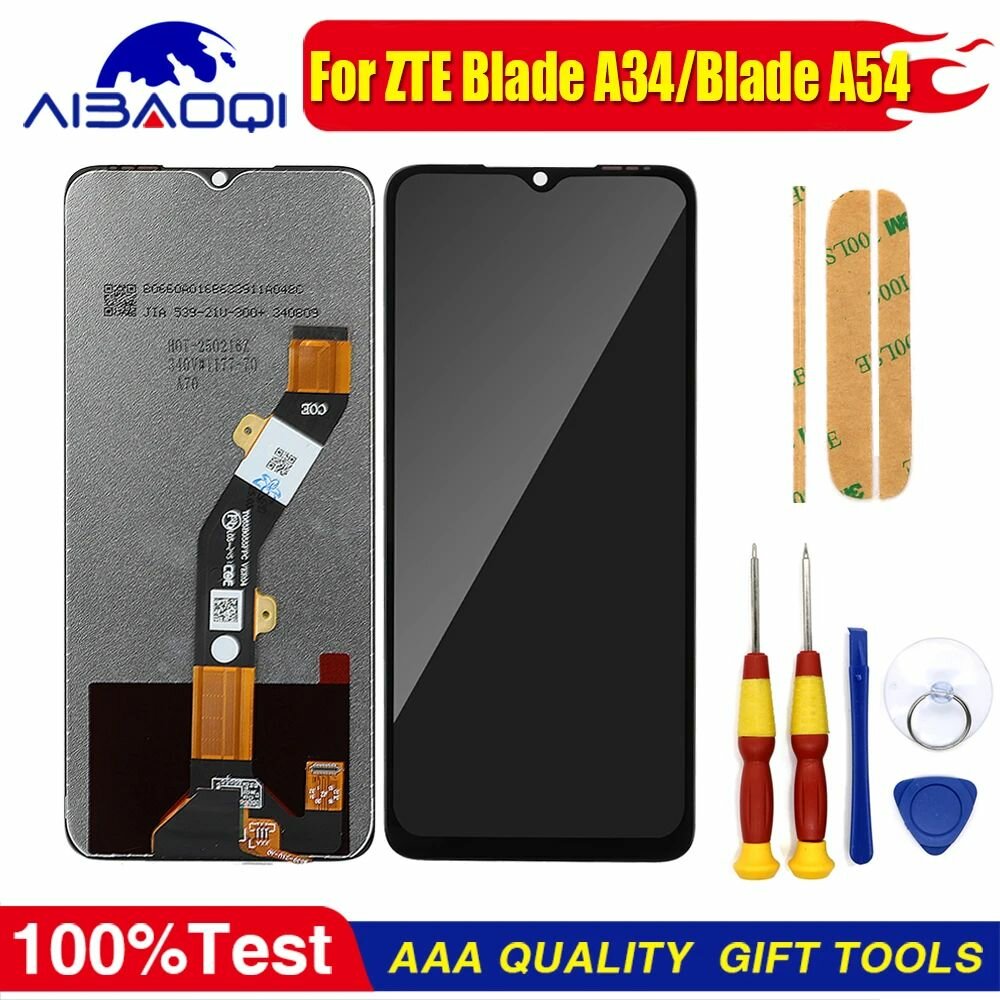 Сенсорный ЖК-дисплей ZTE Blade A54 + инструмент для разборки