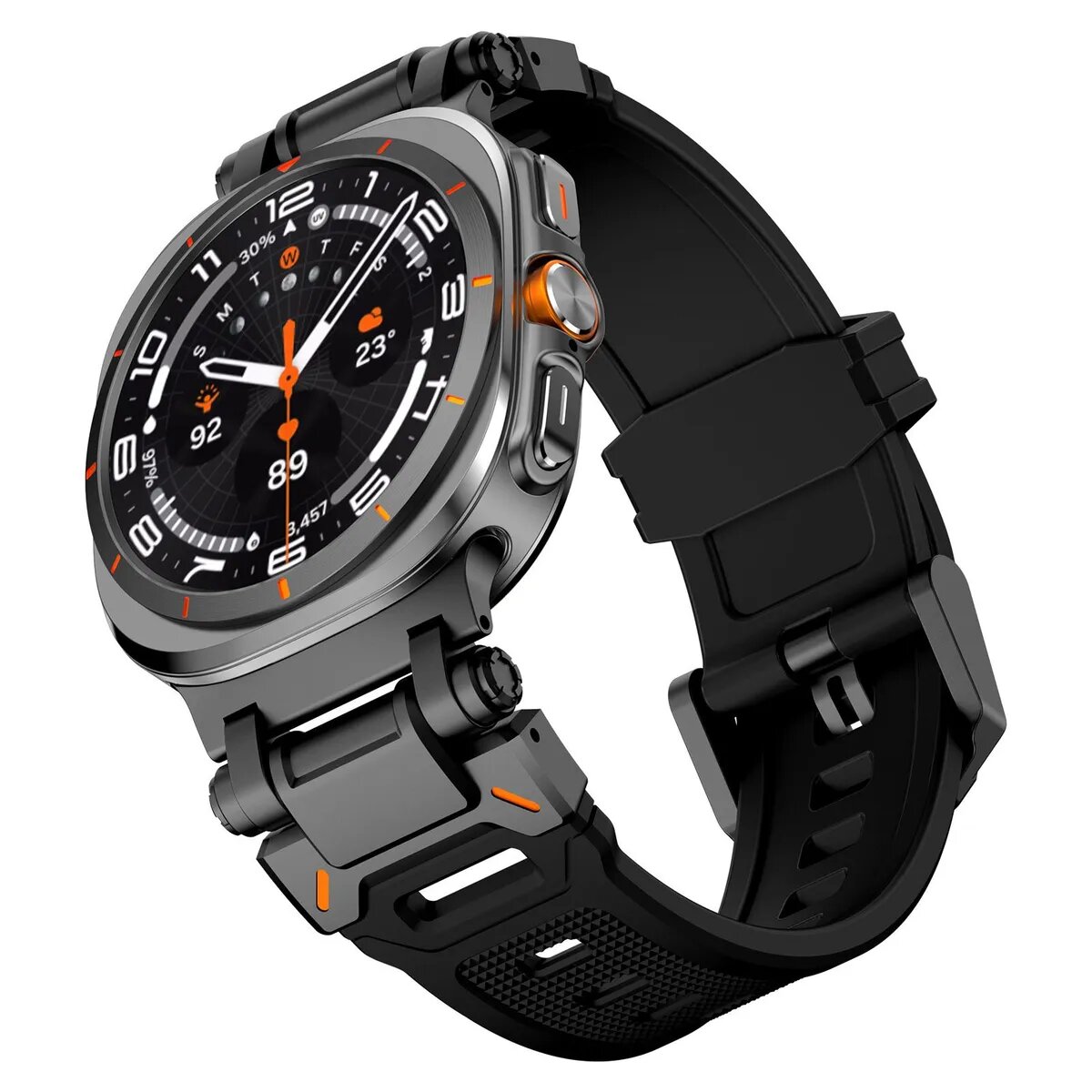 Металл +TPU силиконовый ремешок для Samsung Galaxy Watch7 Ultra 47 мм Band для Galaxy watch ultra браслет