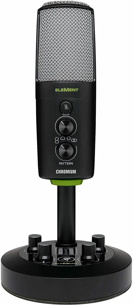 MACKIE CHROMIUM - Студийный конденсаторный микрофон со встроенным двухканальным микшером