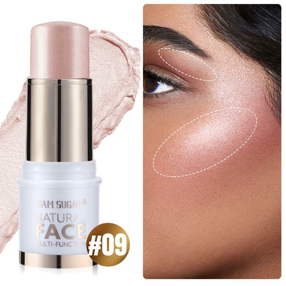 3 в 1 набор Румяна мультифункциональный стик для макияжа, хайлайтер и контуринг, для век и губ и скул и тела