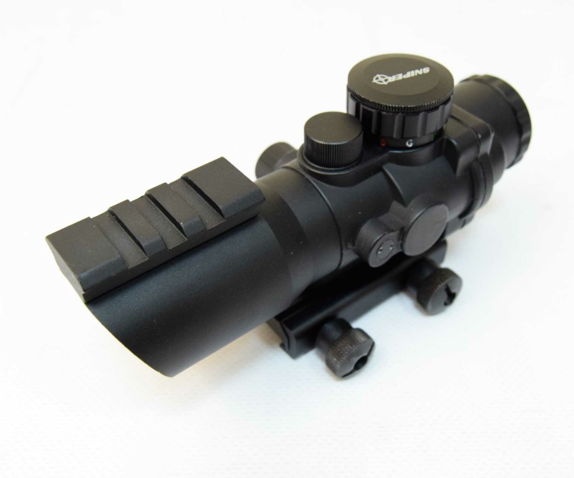 Призматический прицел Sniper 4x32, подсветка, на Weaver (PM4x32SB)