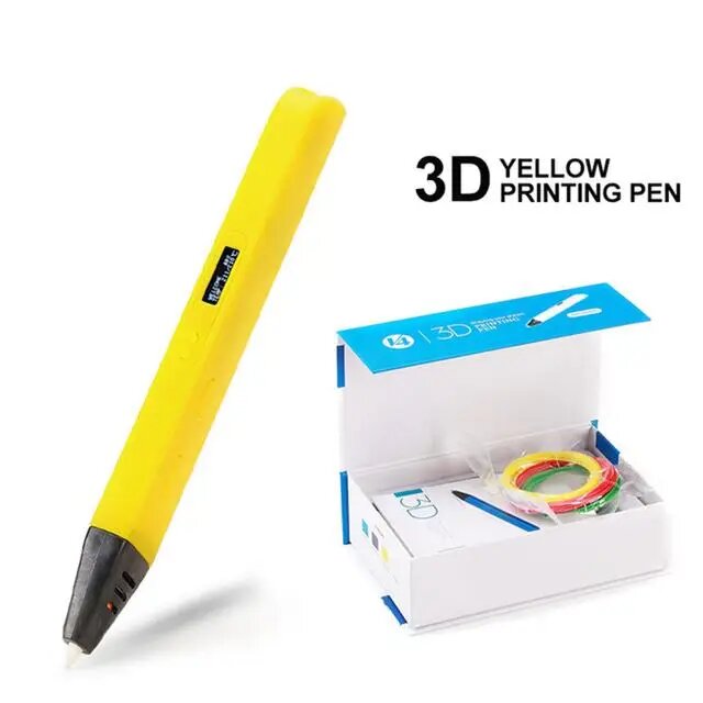 LEEDOAR RP800A 3D-ручка синяя ЕС, Yellow Pen