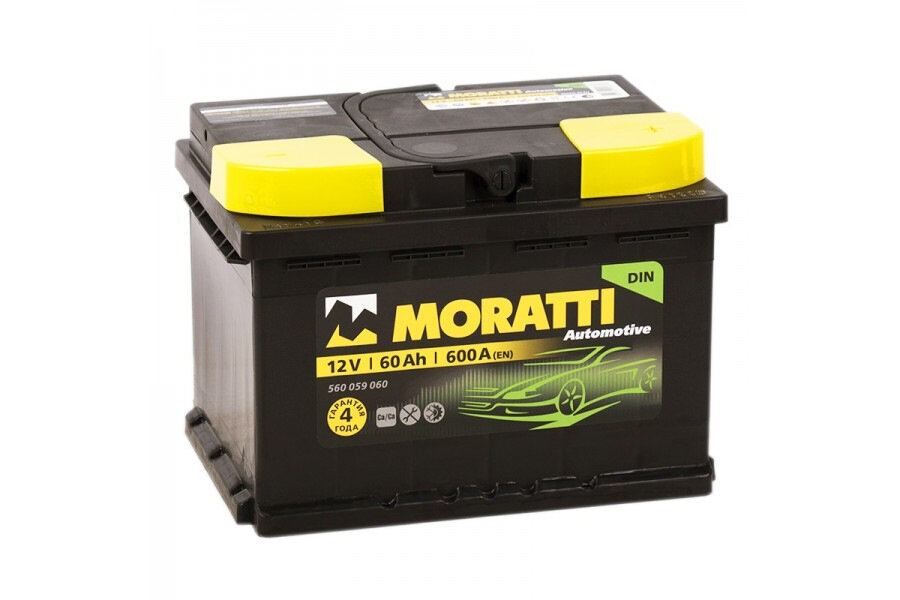 Аккумулятор moratti 60 (0) l2b низк