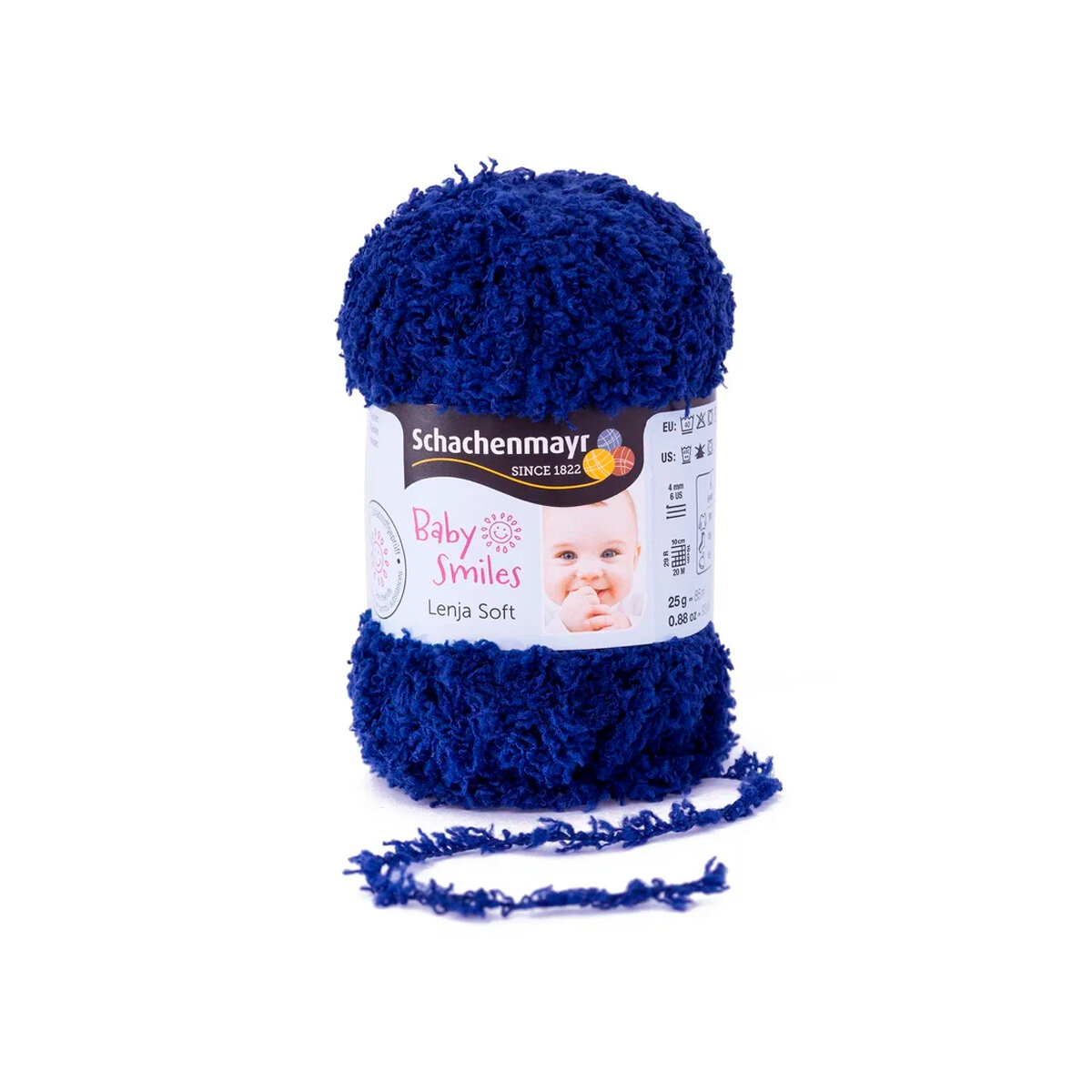 Lenja Soft /Ленья Софт/ пряжа Schachenmayr Baby Smiles, MEZ, 9807560 (01050, *, marine (морской), синий)