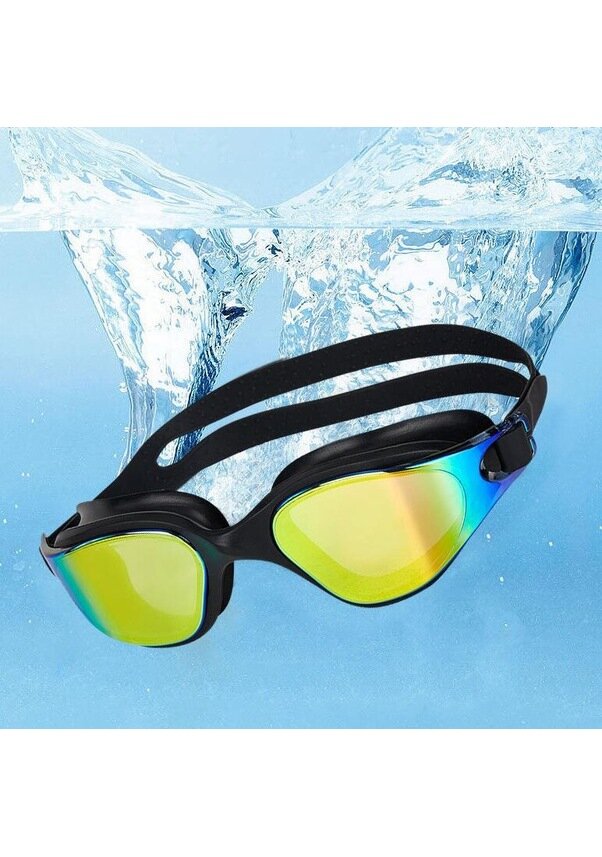 Белые мужские и женские противотуманные очки для плавания, взрослые, гальванизированные, с защитой от ультрафиолета, водонепроницаемые очки для серфинга, дайвинга, водных видов спорта MM349, белые