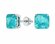 Серьги пусеты Tosya, серебро, 925 проба, фианит, , бесцветный