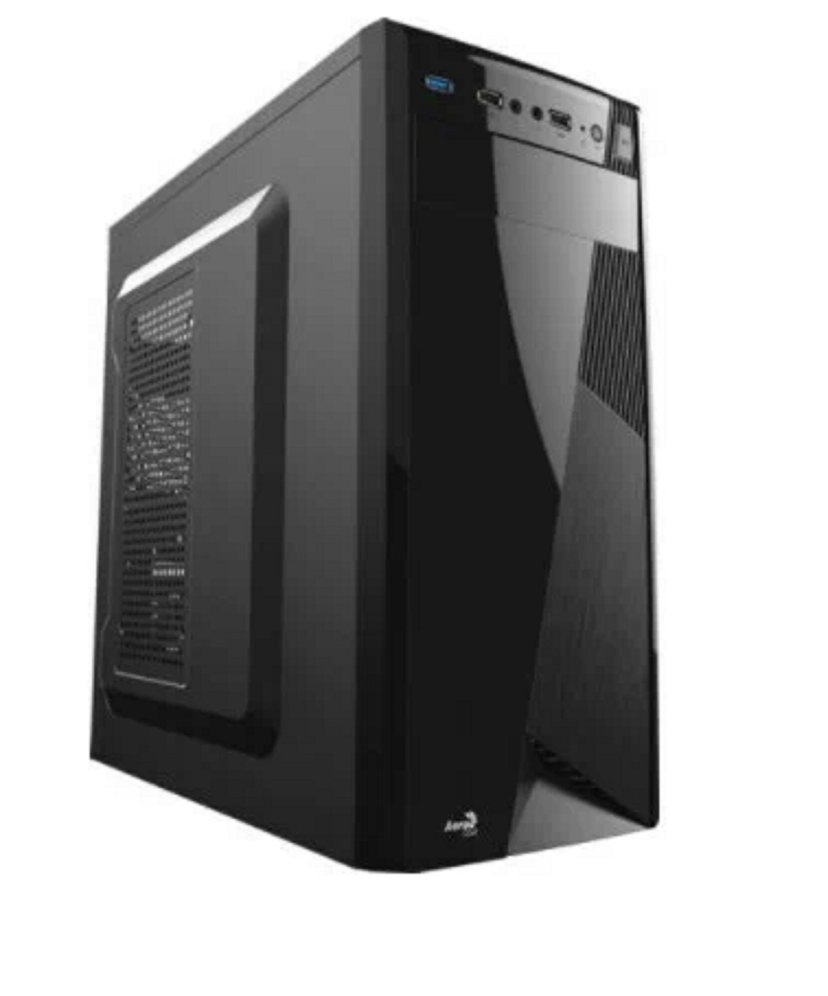 Корпус ATX AeroCool Cs-1101 Black, Mid-Tower, Micro-ATX, Mini-ITX, Standard-ATX