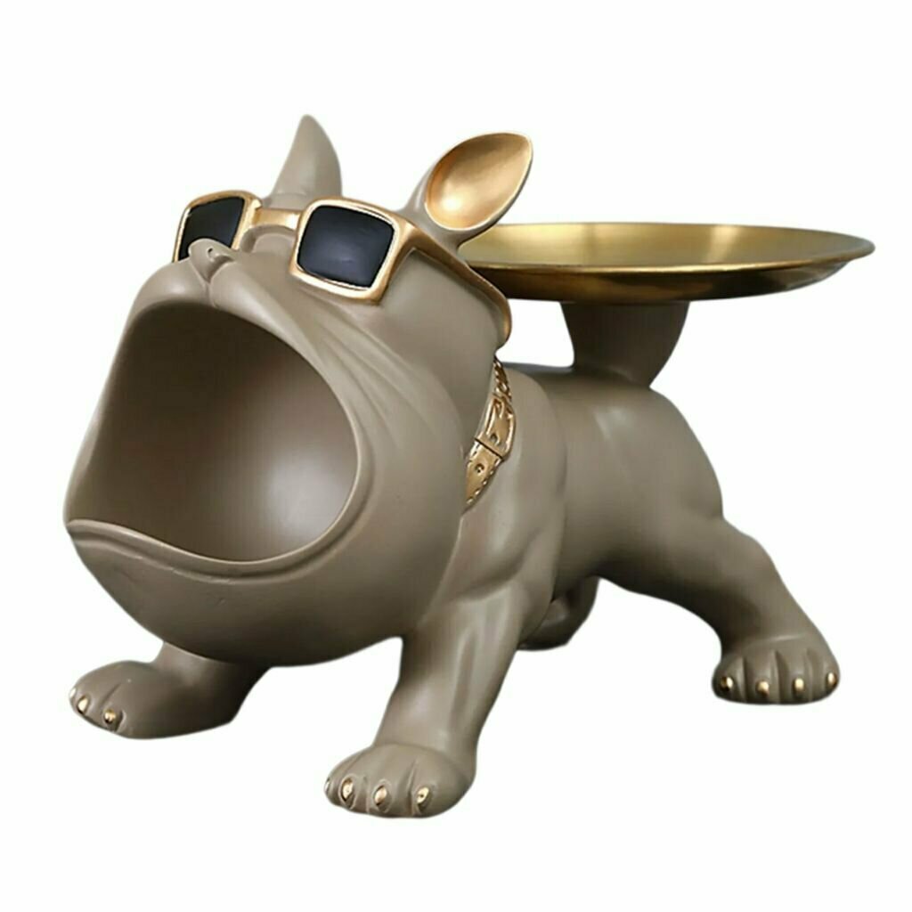 Творческая фигурка хранителя собачки для организации на столе и украшения дома