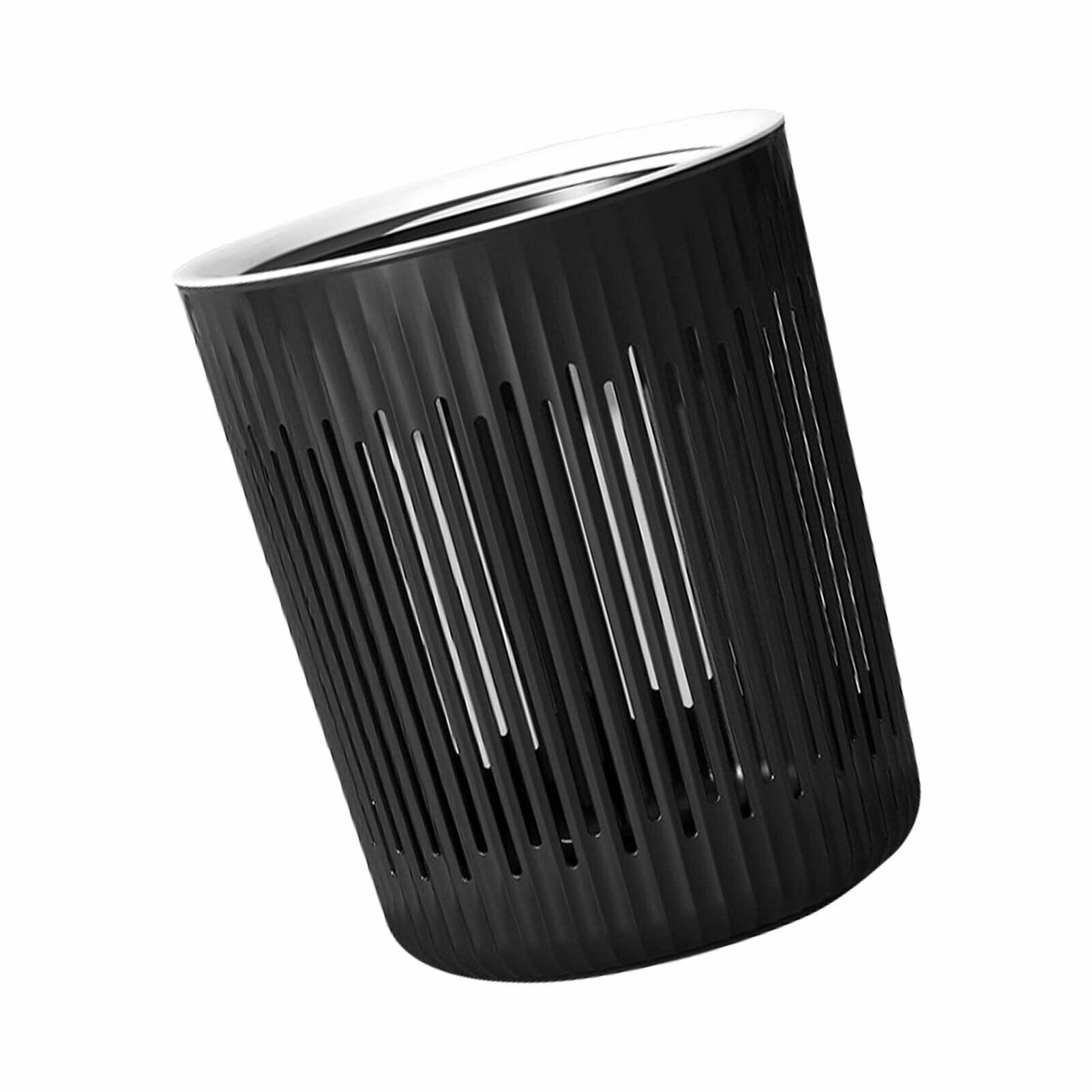 Полый мусорный бак для мусора, большая емкость, кольцо для мусора, корзина для хранения мусора для гостиной, спальни, кухни, офиса, черный