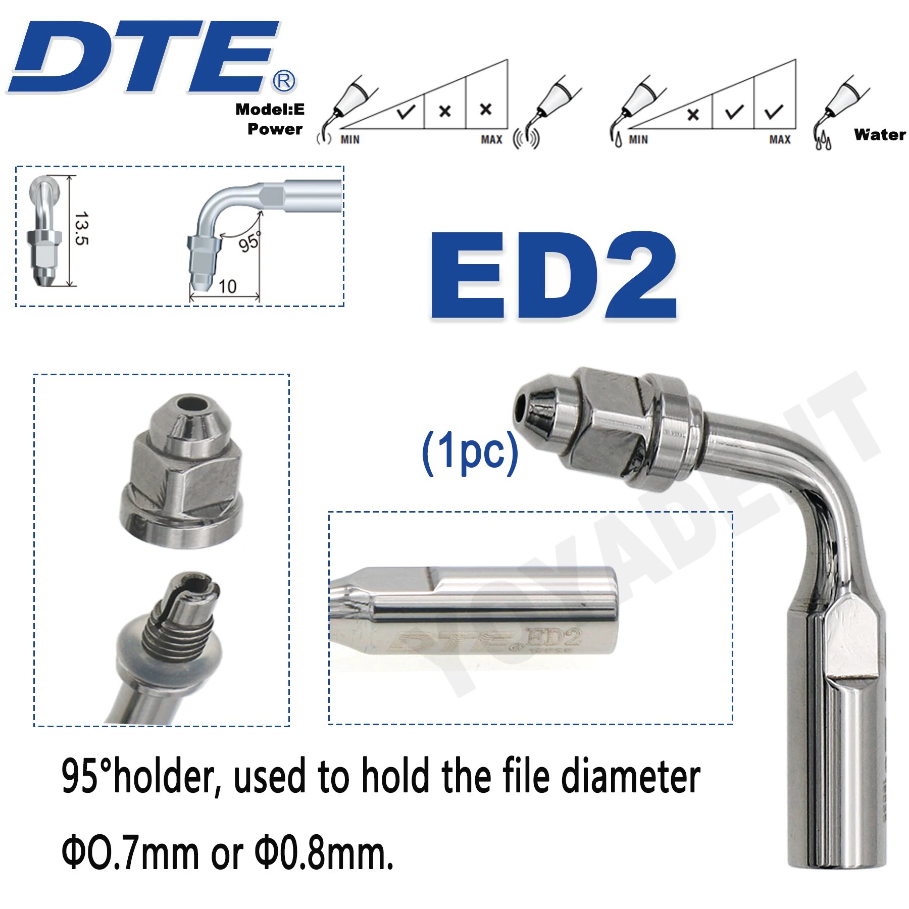 Стоматологический ультразвуковой скалер Woodpecker DTE ED2