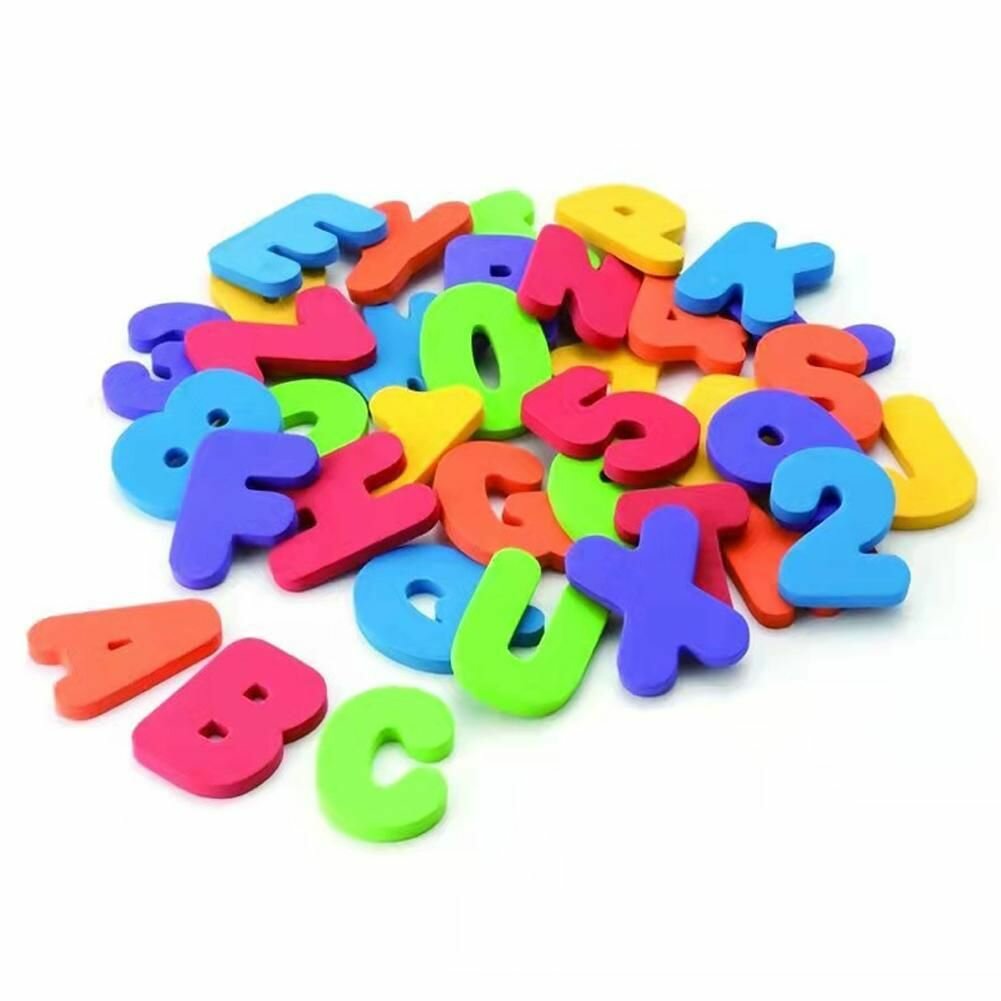 Игрушки для ванной / игрушки для купания "Буквы" Paterra, 36шт