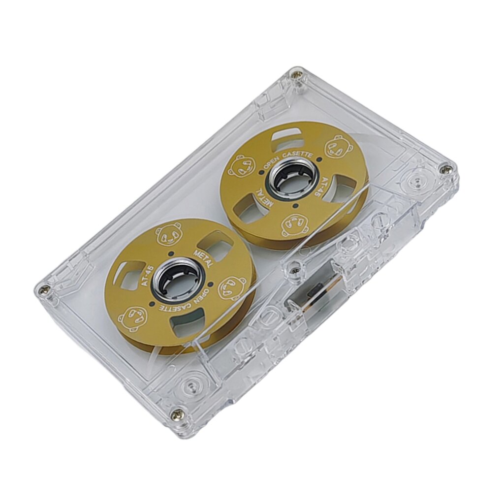 45 Minutes Standard Cassette Blank Tape Empty Tape Metal Housing Cassette Tape