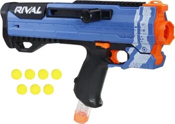 Бластер Нерф Райвал Гелиос Nerf Rival Helios XVIII-700 синий, игрушечные автоматы Райвл, детская винтовка Ривал для мальчика подарок