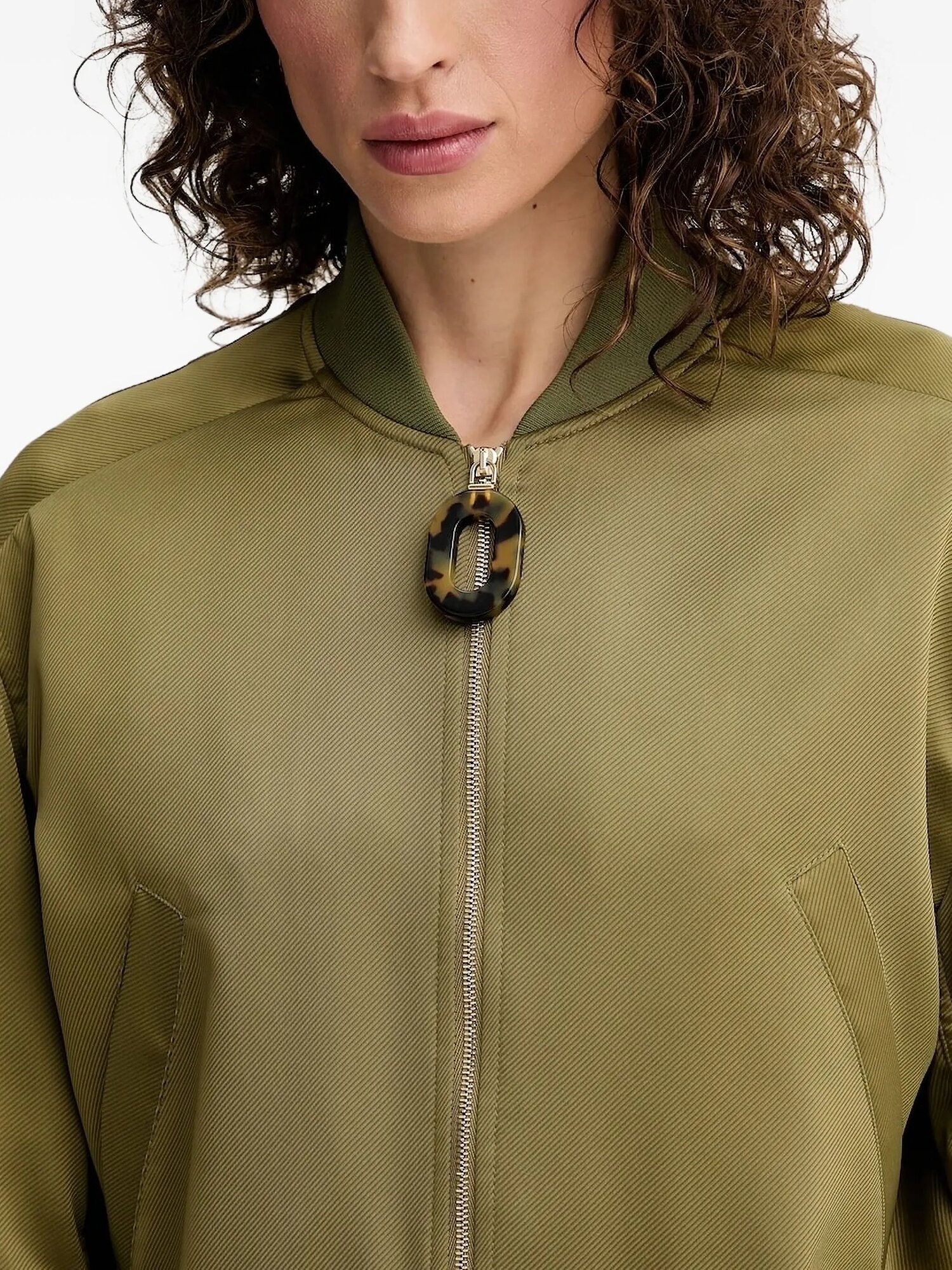 Куртка Simona Corsellini Zip-fastening bomber jacket, размер 42, green — фото 1