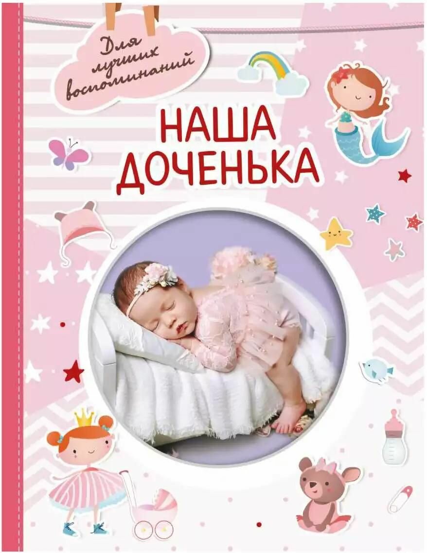 Фотоальбом КНР "Наша доченька", для лучших воспоминаний, 64 страницы