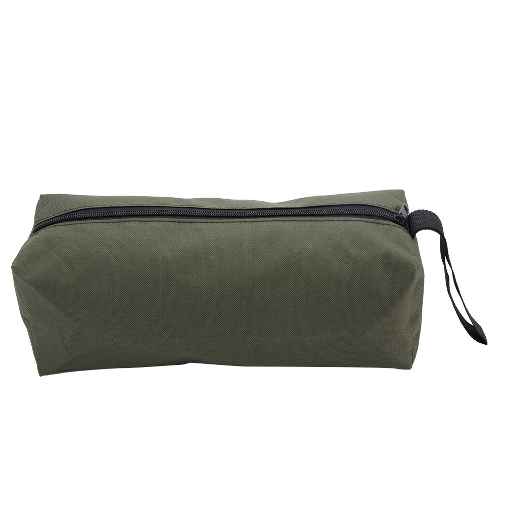 Multifunctional Tool Bag Zipper Pouch for Pliers Screws Repair Hardware Tools (Deep Green)