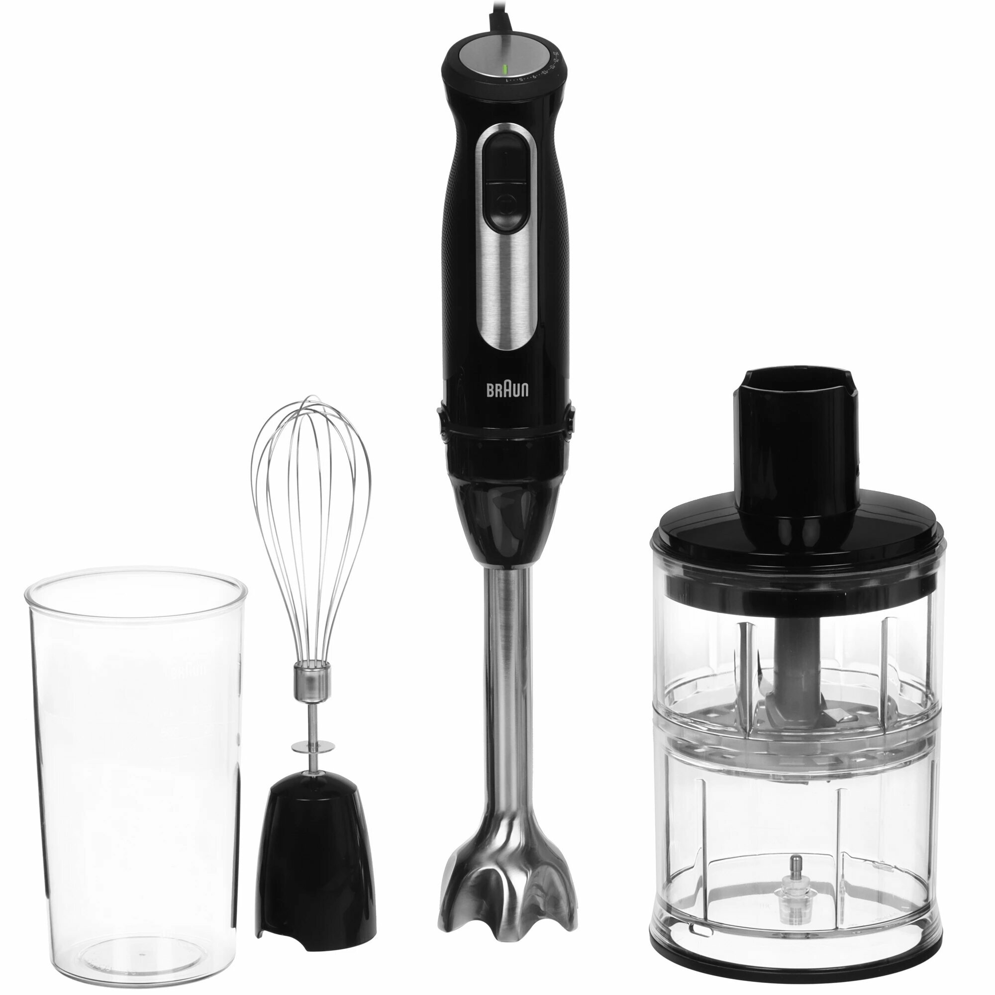 Блендеры погружные Braun Блендер погружной Braun MQ55254MBK Чёрный