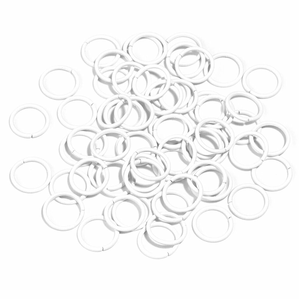 SAUVOO Закрытые соединительные кольца 50 шт, разноцветные металлические