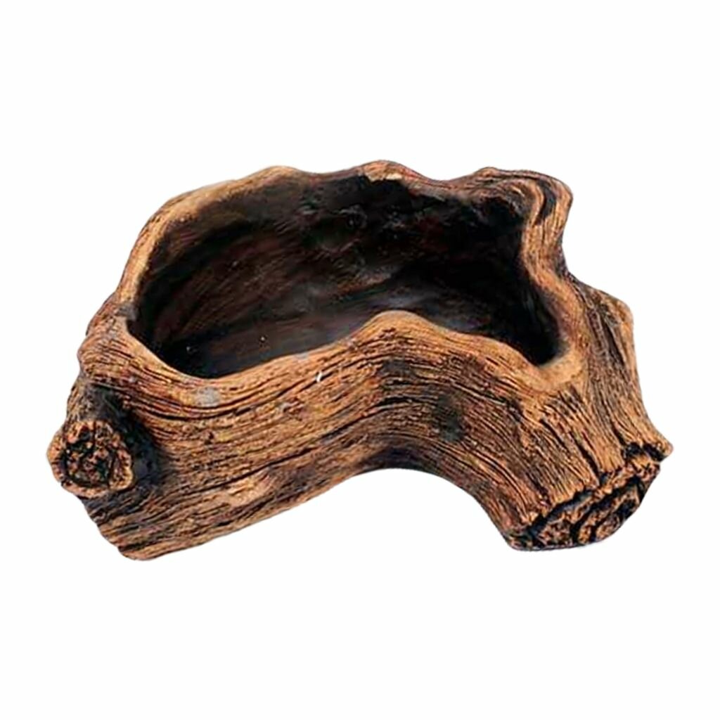 Ретро цементная имитация резьбы по корню пня из дерева в горшке для сочных цветов-тип C