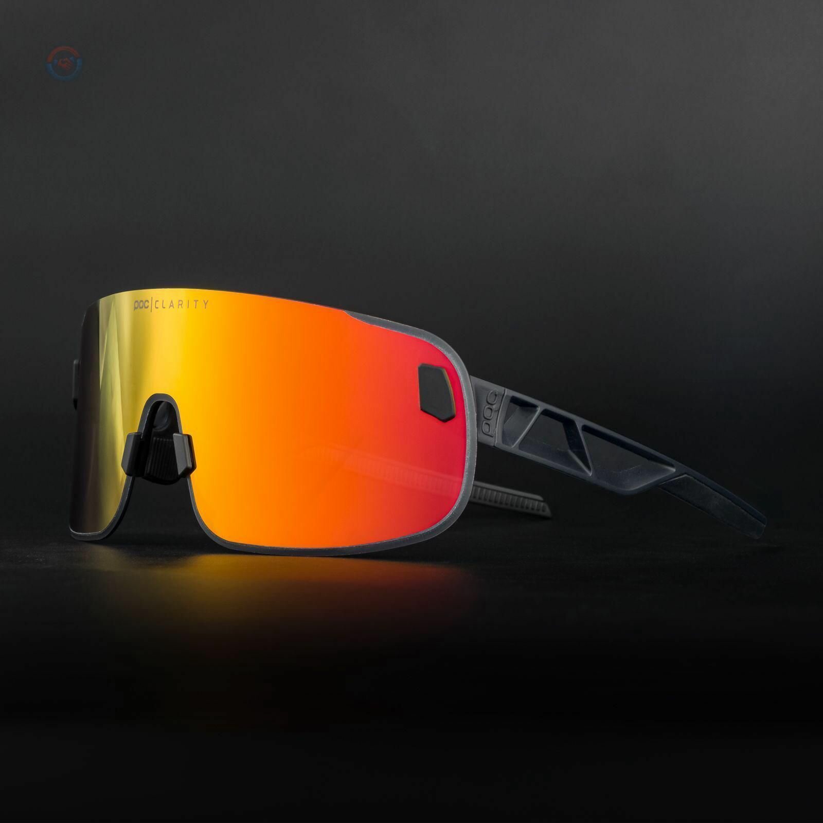 POC ELICIT Поляризованные велосипедные очки UV400 с 3 линзами защита от солнца и антибликовый эффект для велоспорта, туризма и активного отдыха