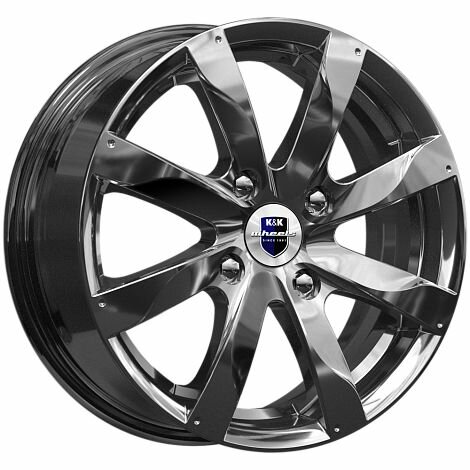 Диск КиК Джемини-оригинал (КС617) 6.0*15 4*100 ET39 D56.6 алмаз черный