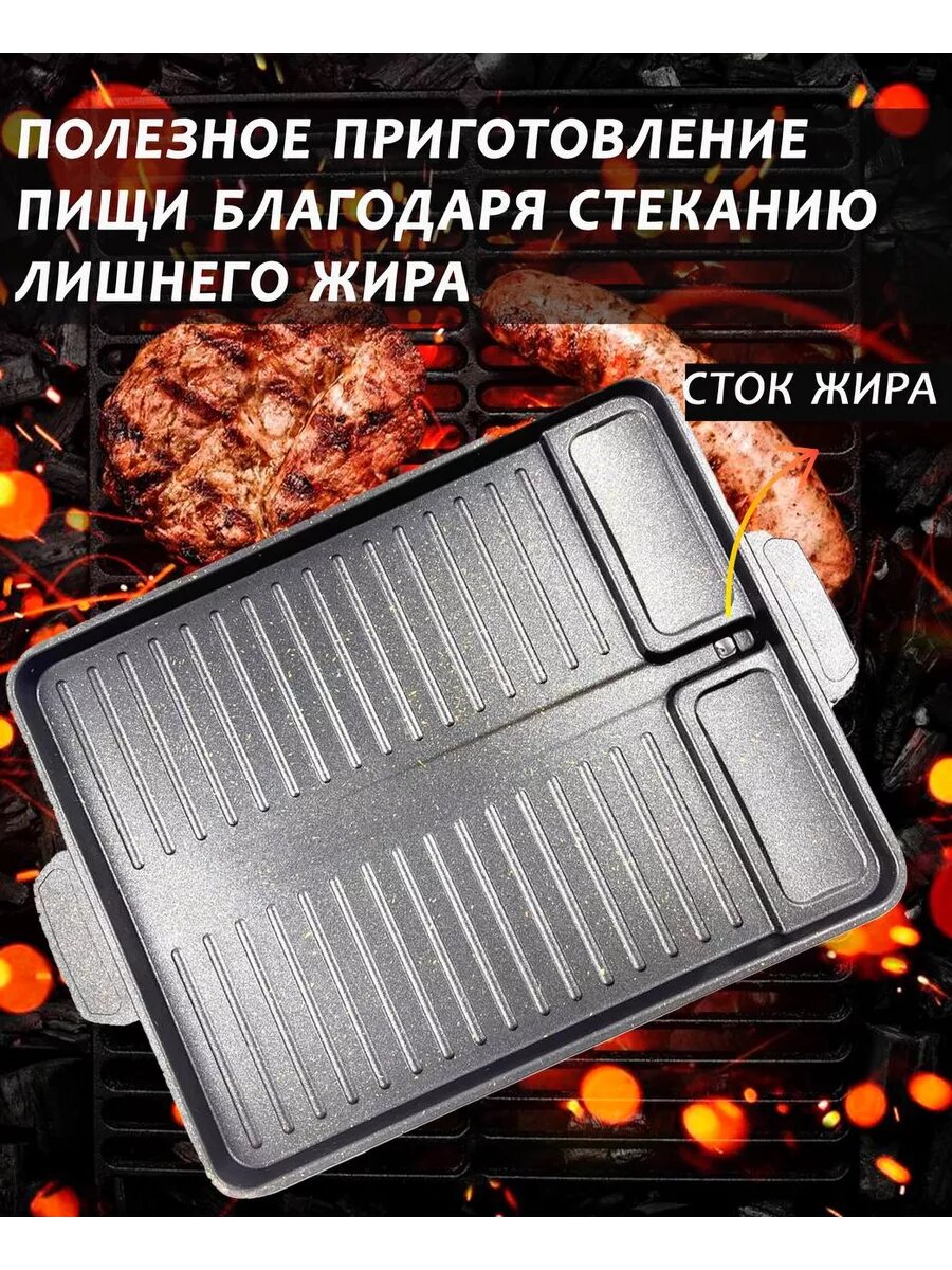 Сковорода гриль — фото 1