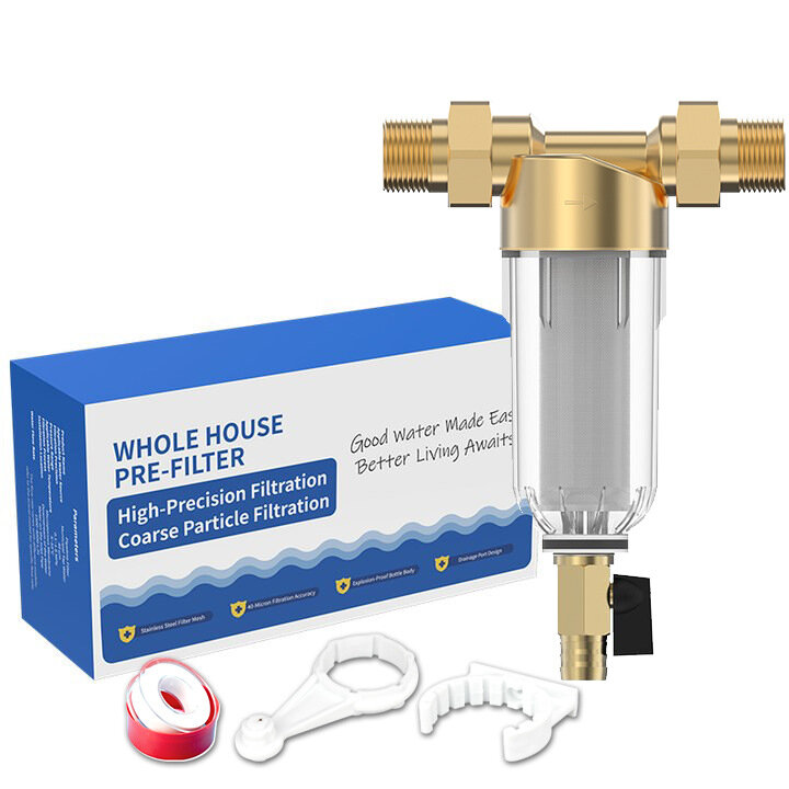 Фильтр для воды, с обратной промывкой, 40 мкм, для всего дома