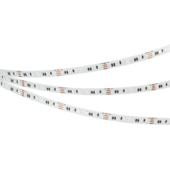 Светодиодная лента Arlight RT-A120-8mm 24V RGB (12 W/m, IP20, 2835, 5m) (, 5 лет)