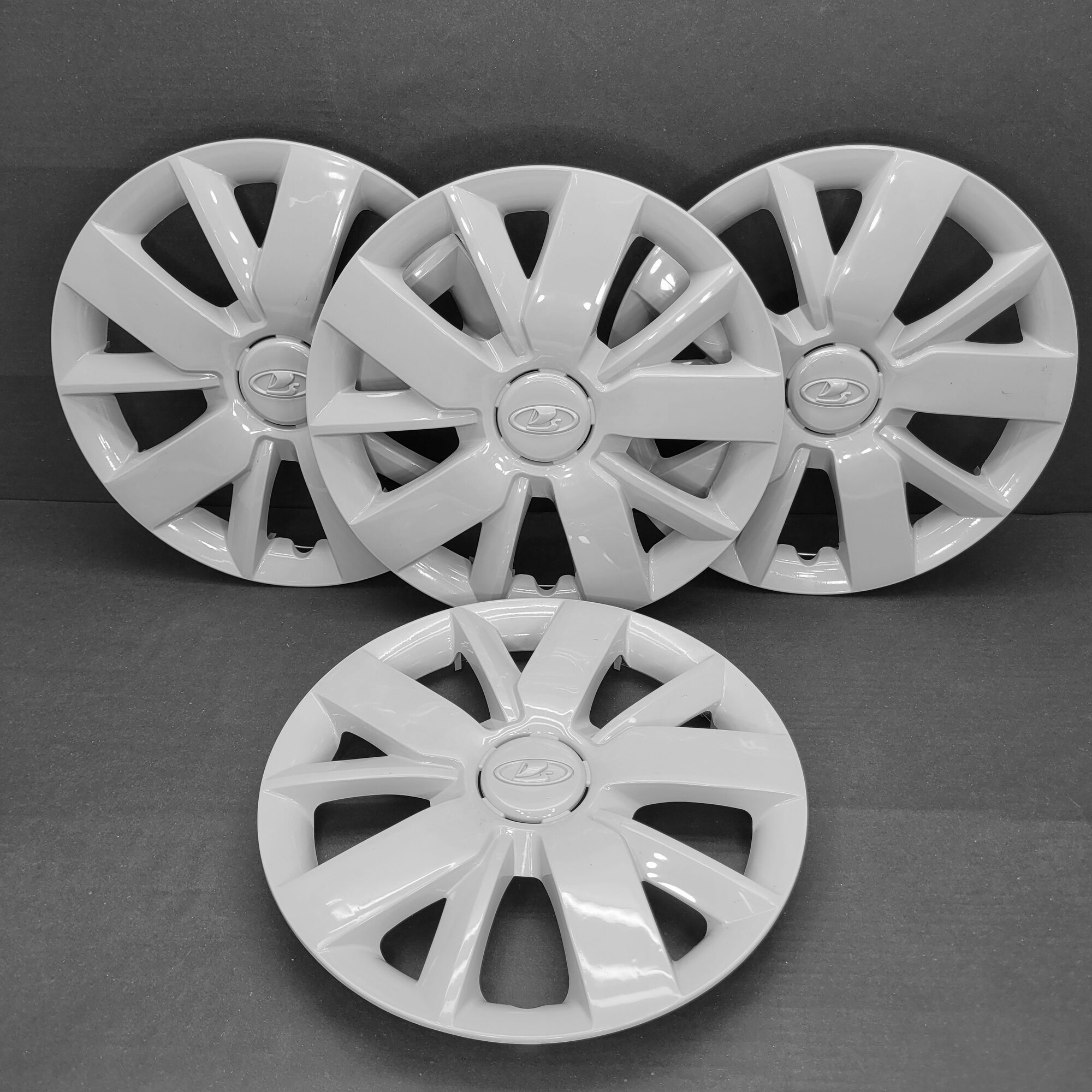 Колпаки R14 Lada Granta FL / ВАЗ 2190, 2191, неокрашенные, 4 шт.