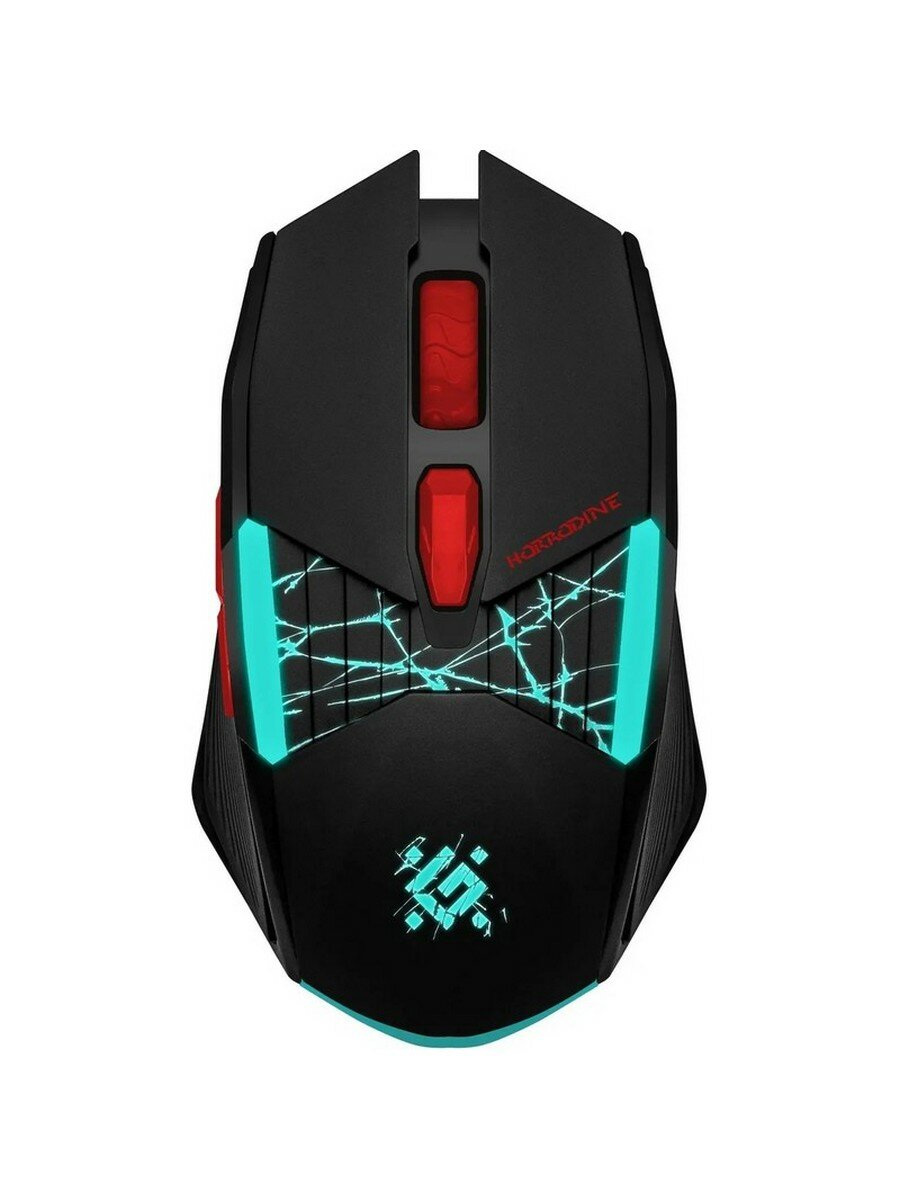 Мышь беспроводная DEFENDER Horrodine (Хорродин) GM-237 черный (USB, 3200dpi, 6but) (52237)