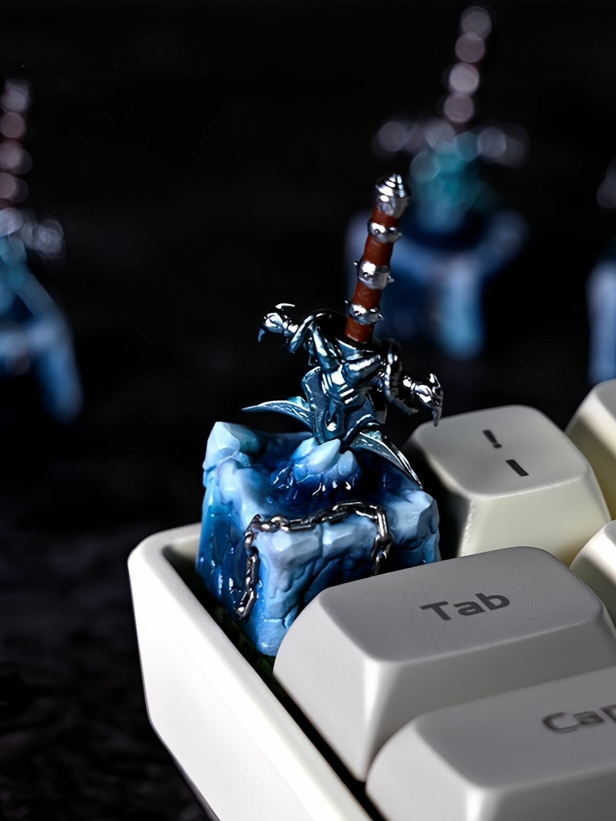 Кейкапы для механической клавиатуры - Ледяная Скорбь, World of Warcraft Artisan WOW Keycap Esc смола, клей
