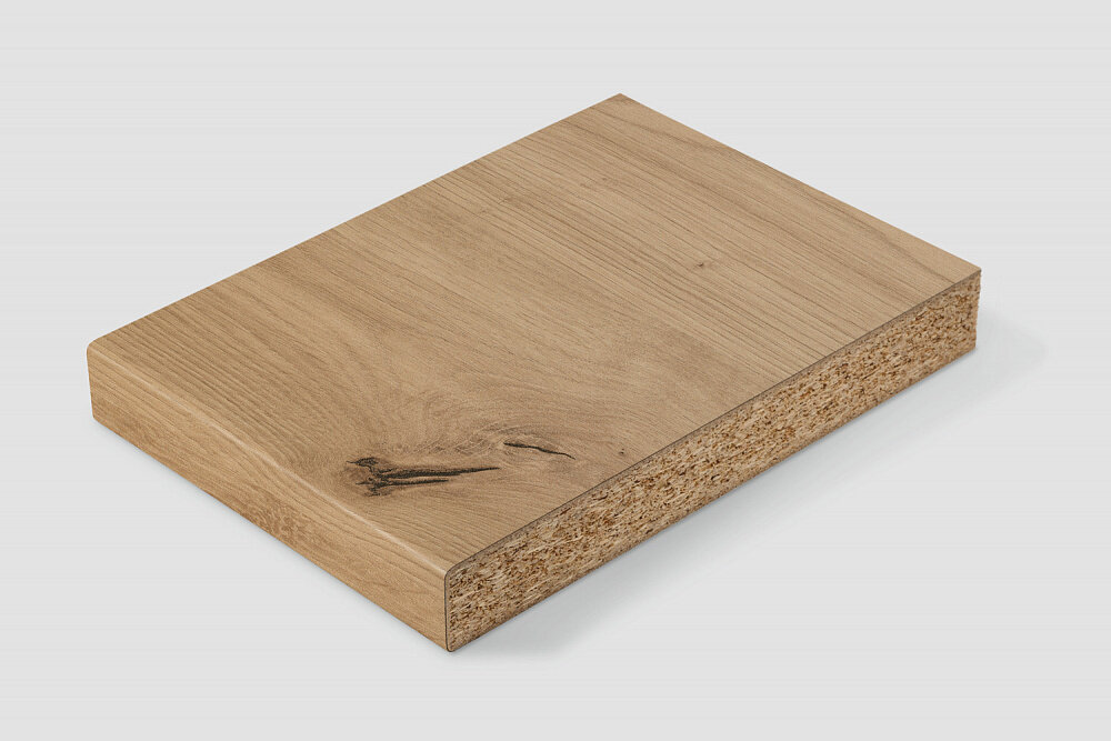 Столешница для кухни Egger 1800х600x38мм с торцевыми планками. Цвет - Дикий дуб натуральный