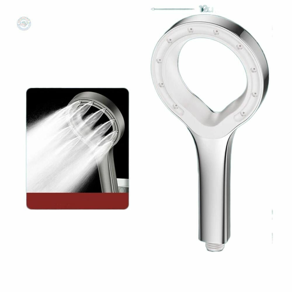 Насадка для душа с распылителем, лейка с одиночным режимом, ABS-пластик, 24,5 см, компактный душевой аксессуар для ванной