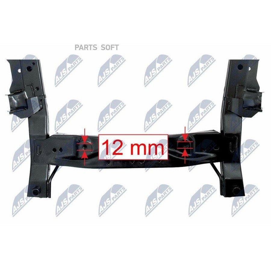 Подрамник передней подвески Renault Logan II 12- от официального дистрибьютора, NTY, артикул ZRZRE005