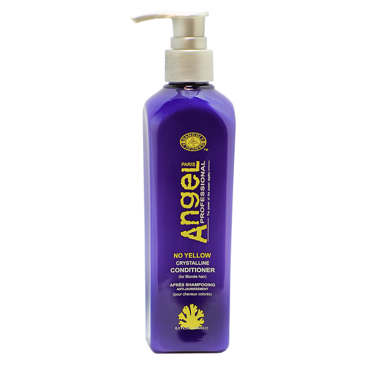 Angel Professional Оттеночный кондиционер для нейтрализации желтизны No Yellow Crystalline Conditioner, 250 мл